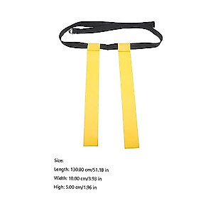 Unomor 2pcs Set Football Streamer Flag Football Flags Kids Backyard Game Flag Football Kit Mens Stuff Womens Athletic Sets Kids Soccer Rugby Waist Belt Flags for Flag Soccer Rugby Belt