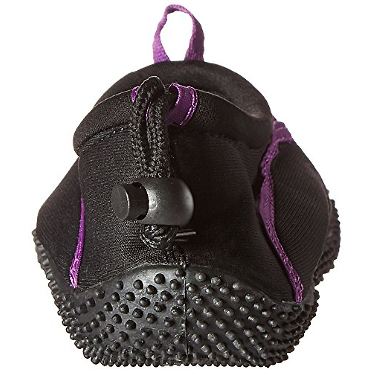 TECS Women's Aquasock Water Shoe (Purple/Black, 7)