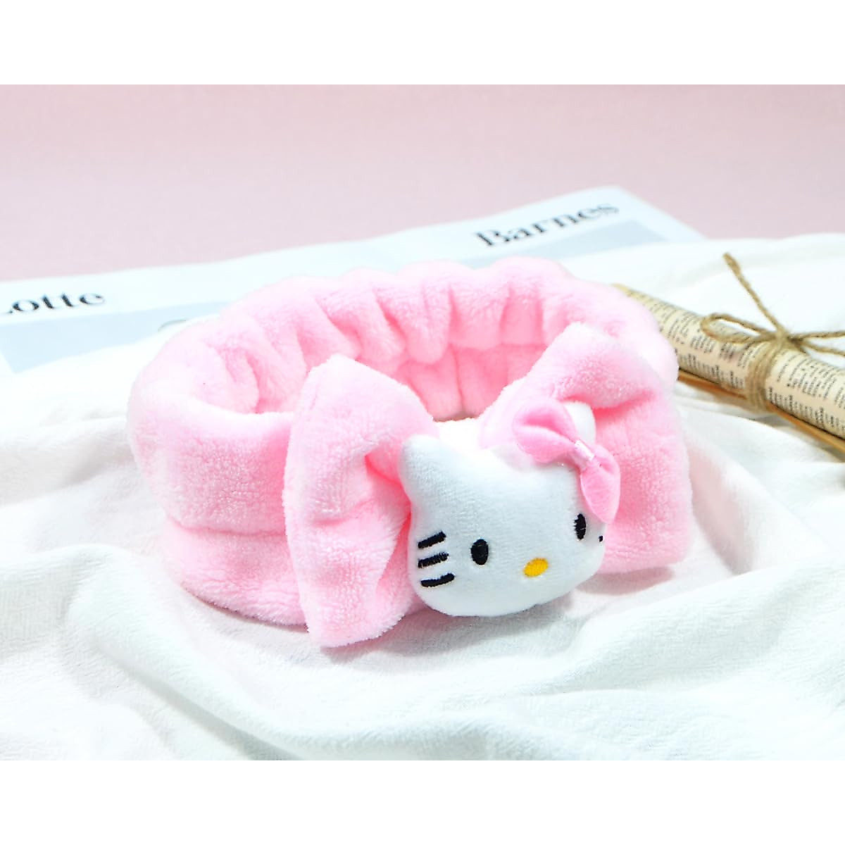 GGJQQDM Kawaii Headband for Spa, Makeup, Face Washing & Pajama Parties - Suitable for Girls and Women (F)