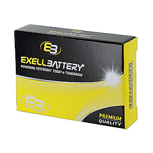 4pc Exell Battery Li-FePO4 Size 18500 Rechargeable Battery 3.2V 800mAh