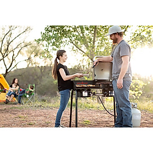 Camp Chef Tailgater Combo - Includes Explorer Two-Burner Camp Stove, Professional Grill Box & Professional Flat Top Griddle - Perfect for Tailgating, Camping & More