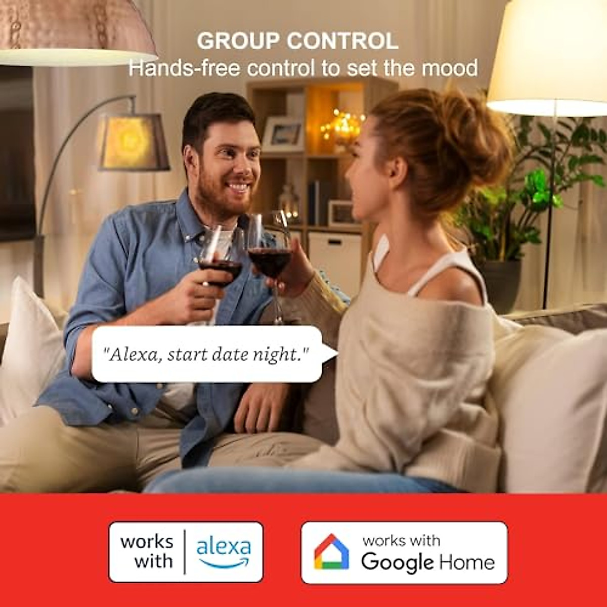 Sengled Smart Light Bulb Starter Kit, Smart Bulbs that Work with Alexa, Google Home, 2700K Soft White Alexa Light Bulbs, A19 E26 Dimmable Bulbs 800LM, 9 (60W Equivalent), 2 Bulbs with Hub, New