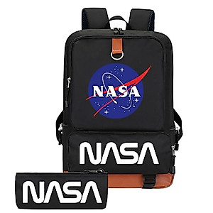 FROIBHATG NASA backpack，astronaut，Large capacity backpack, men and women, tow piece backpack set