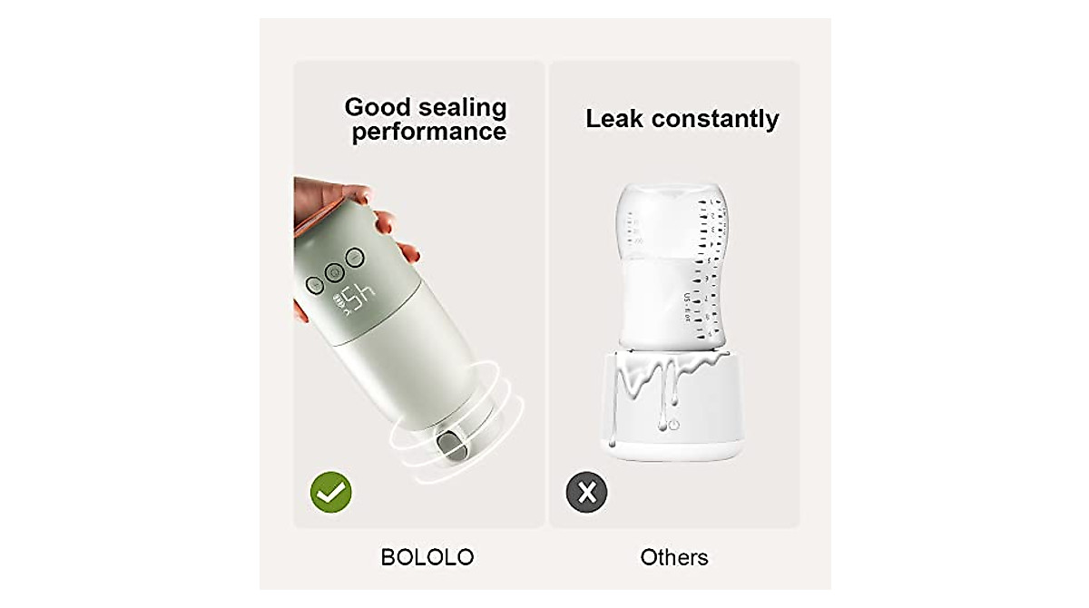 BOLOLO Portable Milk Warmer – Fast, Cordless & Travel-Ready