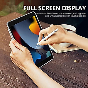 MoKo Case for iPad 10.2 iPad 9th Generation 2021/ iPad 8th Generation 2020/ iPad 7th Generation 2019, Slim Stand Hard Back Shell Smart Cover Case for iPad 10.2 inch, Auto Wake/Sleep, Swirl