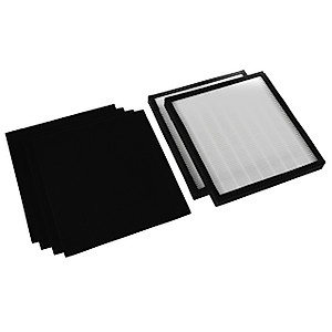 HQRP Filter Kit Replacement for Oreck WK01234QPC, Opti Max 94 AIR94 Compatible with Oreck Airvantage WK10002QPC, WK10002, WK10004, Airvantage Plus Pet WK10052QPC WK10052 Air Purifiers