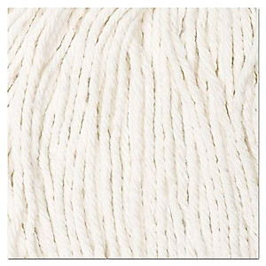 Boardwalk BWK2020CEA #20 Cut-End Cotton Wet Mop Head - White