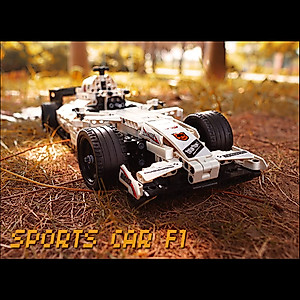 Uvini RC Car Building Kit, Racing Car Building Blocks Kits (729 PCS), Highly Replicated 1:12 Scale F1 2.4GHz Remote Control Racing Car to Build Best Gifts for Adult, Teens or Kids 14+