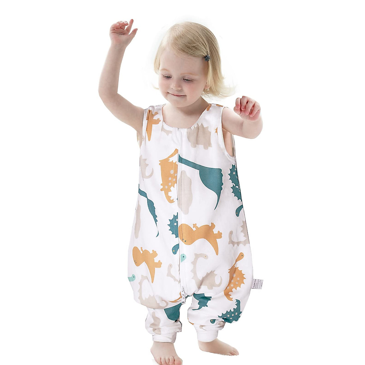 ililmmoe Baby Sleep Sack with Feet Muslin Original Cotton Sleeping Bag Wearable Blankets Non Sleeves 6months-4Y