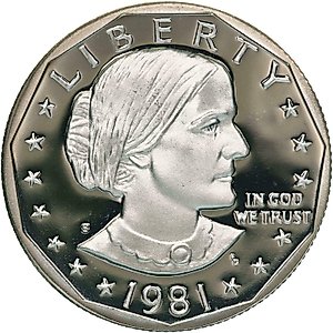 1981 S Susan B. Anthony Type 2 Dollar US Mint Proof