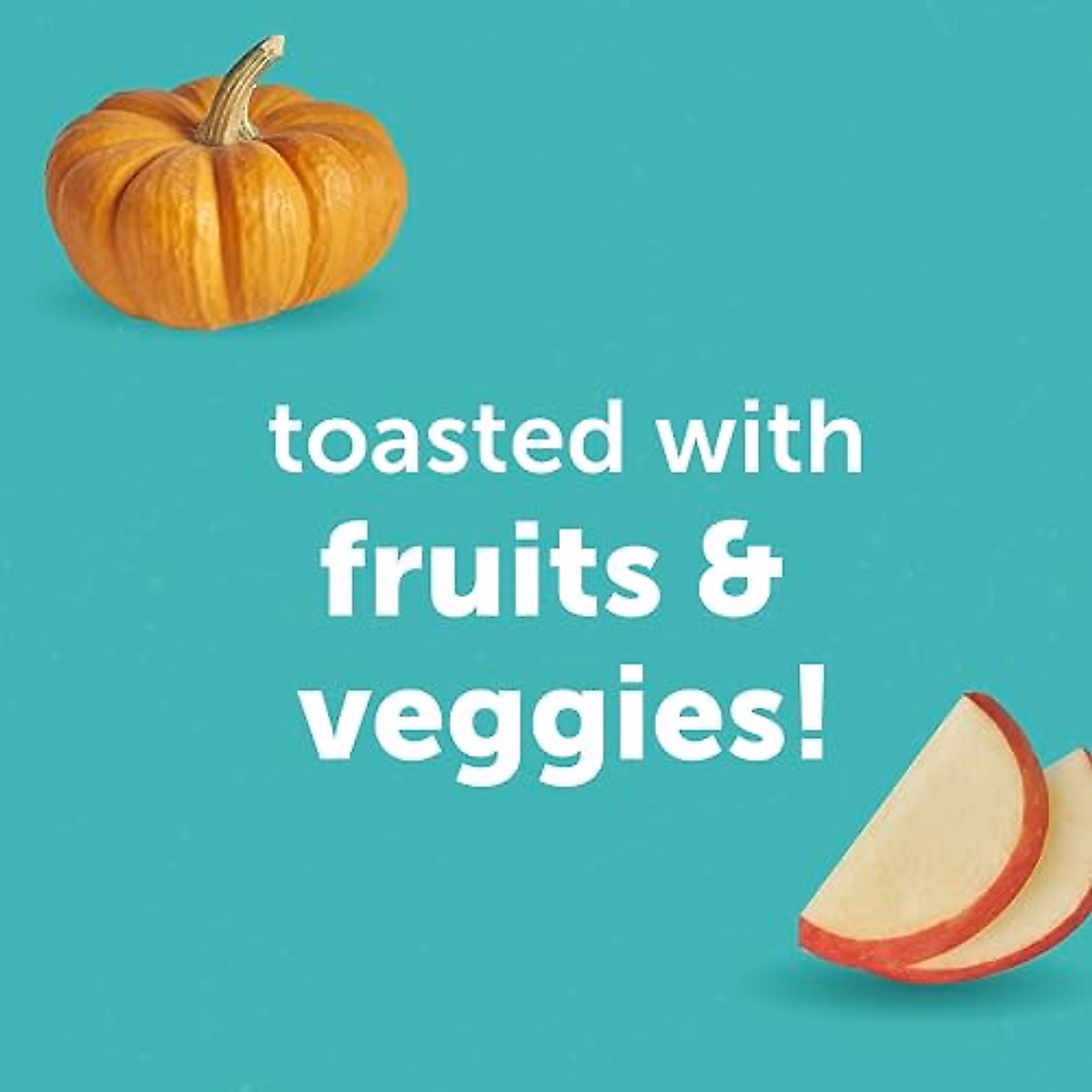 Beech-Nut Toddler Snacks, Mini Waffles with Hidden Veggies, Pumpkin Apple Cinnamon, Non-GMO, 3.2 oz Bag (7 Pack)