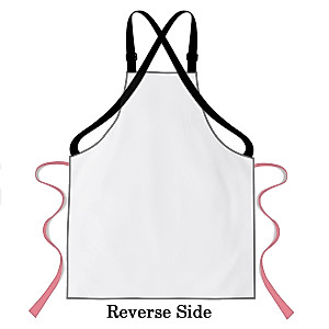 LshyMn Nail Apron 33.4x27.5 Inches Eyelash Apron with 2 Pockets,Funny and Charming Eyebrows Graphic Print Bib Apron for Kitchen Cook BBQ Apron WQXPMN285