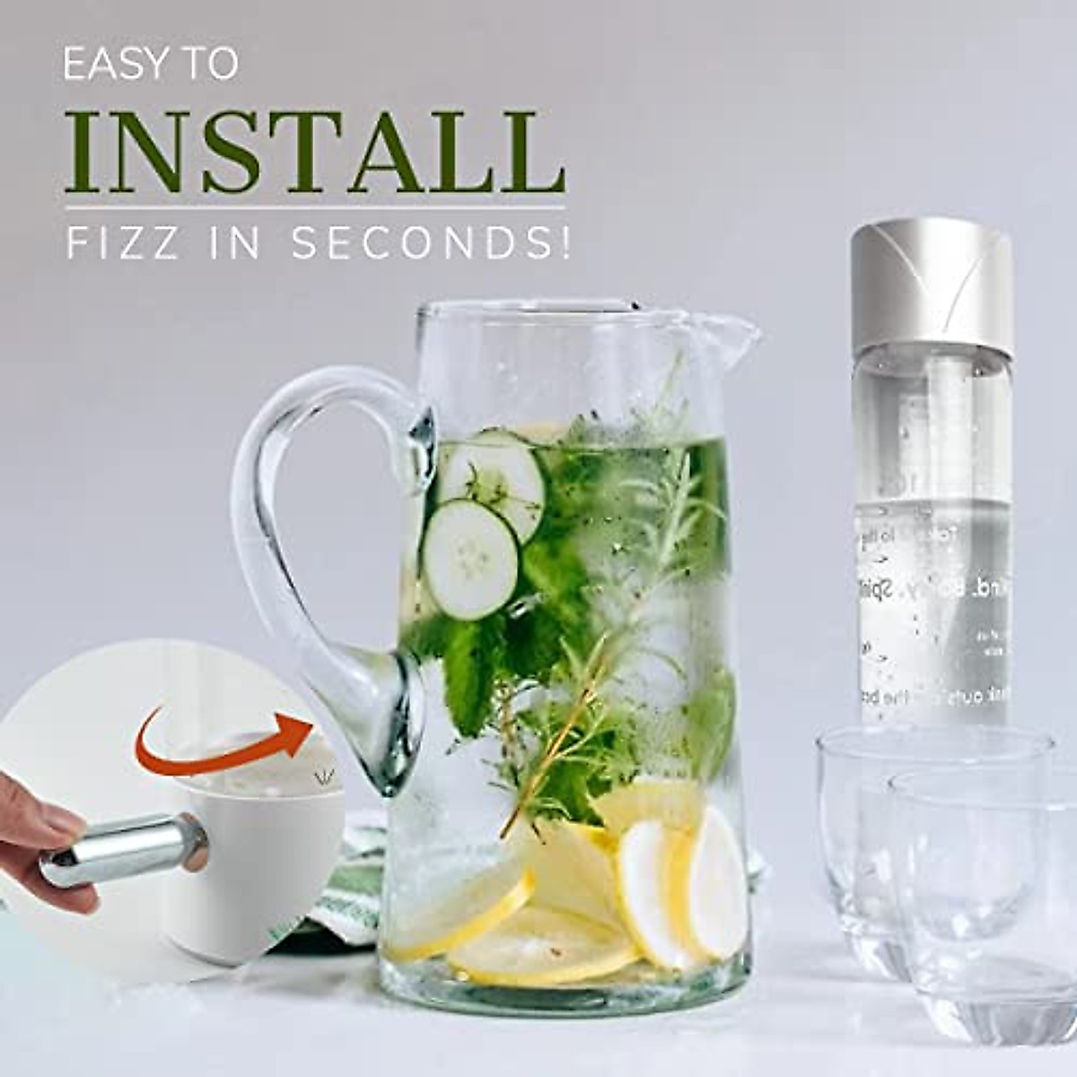 8 Gram CO2 Seltzer Water Cartridges 10PK for Portable Soda Water Bottle, Soda CO2 Chargers 10PCS