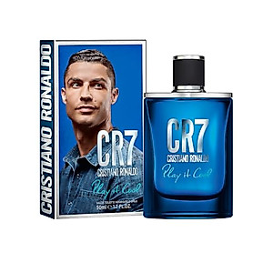 Cristiano Ronaldo - CR7 Play It Cool - Men's Eau de Toilette Spray - Fresh Spicy & Aromatic Fragrance With Notes of Bergamot, Cardamom & Amber - 1.7oz