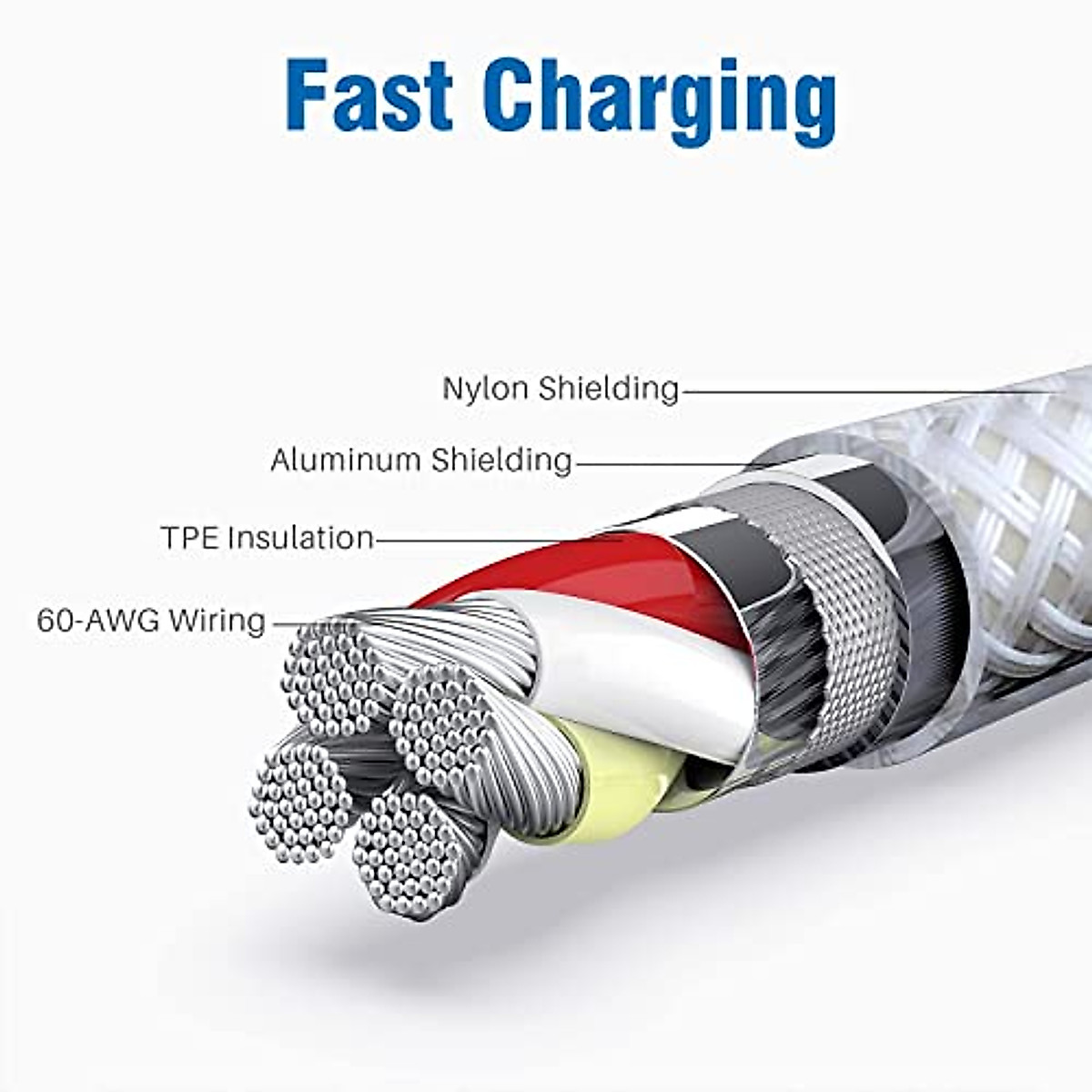 iPhone Charger 10 ft Apple Certified Cord Lightning Charging Cable for iPhone 14/13/12/11 Pro/X/Xs Max/XR/8 Plus/7/6s/SE/5c/5s iPad Air/Mini USB Charge 10 Foot