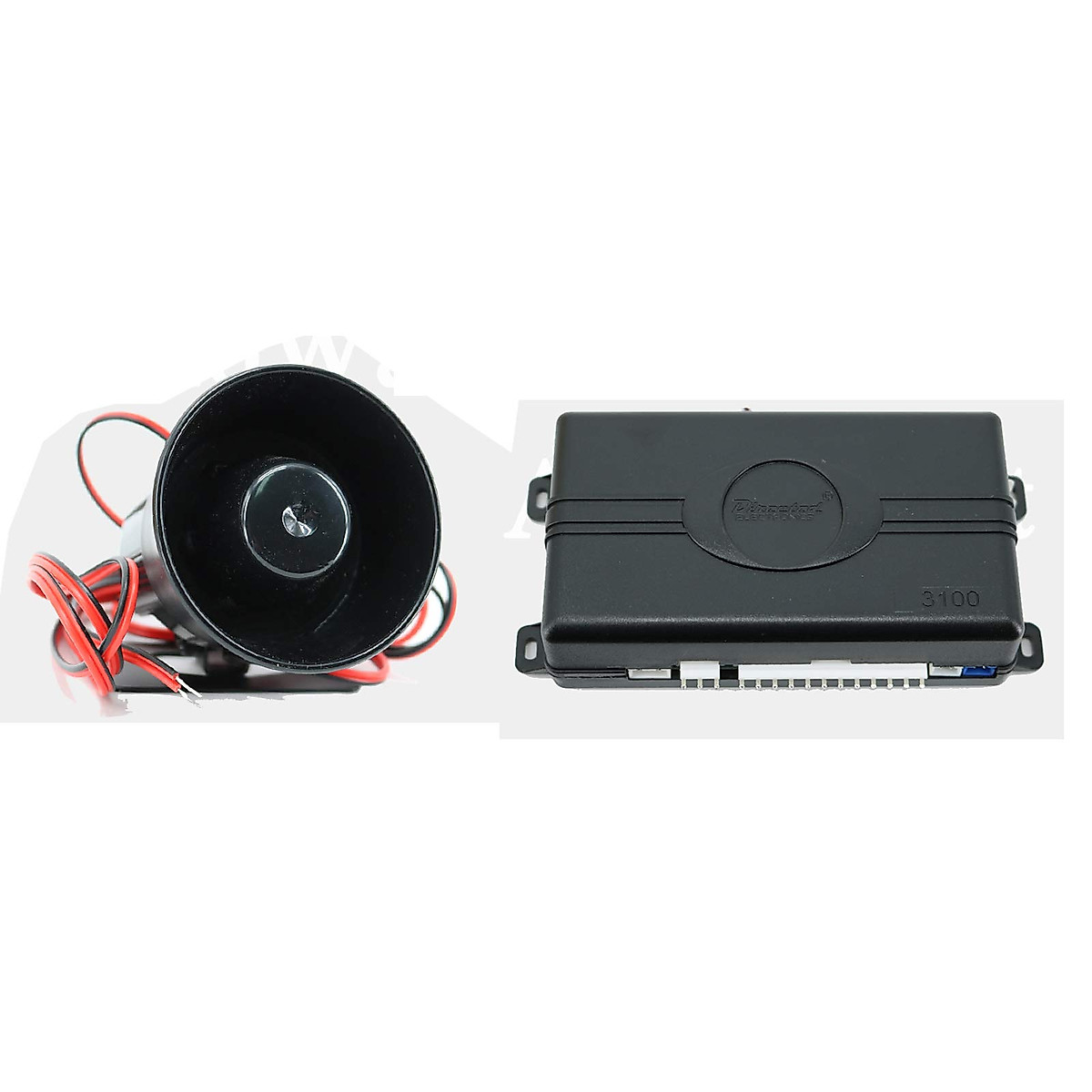 Avital 3100L 3100 1-Way Security System with Siren & Two 4-Button Remotes