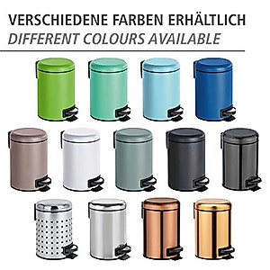 Anatomicline WENKO Pedal bin Leman Taupe, 22.5 x 17 x 25 cm, Beige