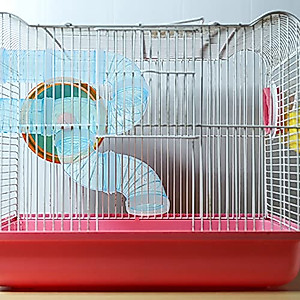PATKAW Hamster Tubes, 1 Set Hamster Tunnels DIY Hamster Cage Accessories Guinea Pigs Tunnel Tube Toys Hamster Hideout for Small Animals to Exercise and Play (Blue)