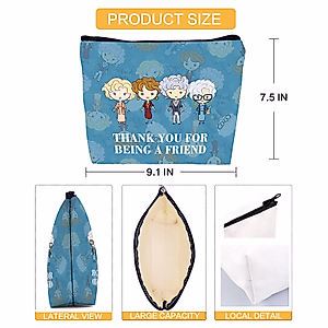 Golden Merchandise Fans Funny Singer Gear Merch Zipper Pouch TV Show Makeup Bag Merchandis for Women Friends Gifts Travel Cosmetic Bag