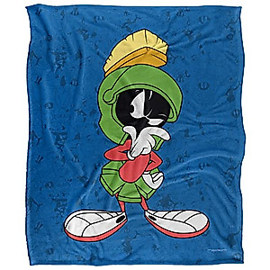 Looney Tunes Blanket, 50"x60", Marvin Character Silky Touch Super Soft Throw