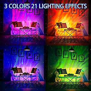 LedMall Moving Vivid Laser Firefly Star Lights with Aurora Effects Garden Decorative and Christmas Lights