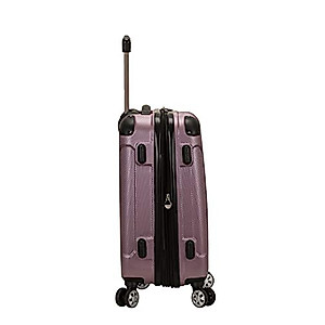 Rockland London Hardside Spinner Wheel Luggage, Pink, 3-Piece Set (20/24/28)