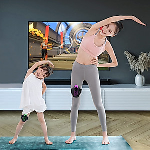 FASTSNAIL 2 Packs Leg Strap Compatible with Nintendo Switch Sports/Ring Fit Adventure, 2 Sizes Adjustable Velcro Straps Compatible with Nintendo Switch & OLED Model Controller Games Accessories