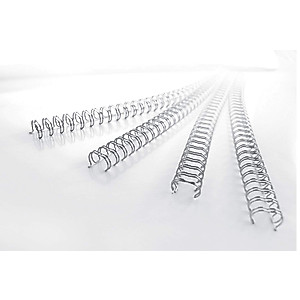 GBC WireBind Binding Wires, 8 mm, 70 Sheet Capacity, A4, Black, Pack of 100, RG810510