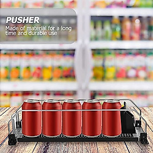 Angoily Convenience Store Drink Propeller Drink Pusher Self-Pushing Soda Can Organizer for Refrigerator Holds up to 5 Cans Beer Can Water Bottle Storage for Pantry,Kitchen