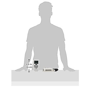 iLIVING ILG8SFRC Exhaust Fan Smart Remote Control Kit with Programmable Thermostat Humidistat Solid State Speed controller Timer Long Range Large LCD, White