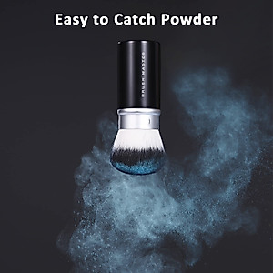 Brush Master Retractable Kabuki Makeup Brush for Blush, Bronzer, Foundation, Powder, Travel Face Cosmetic Brush