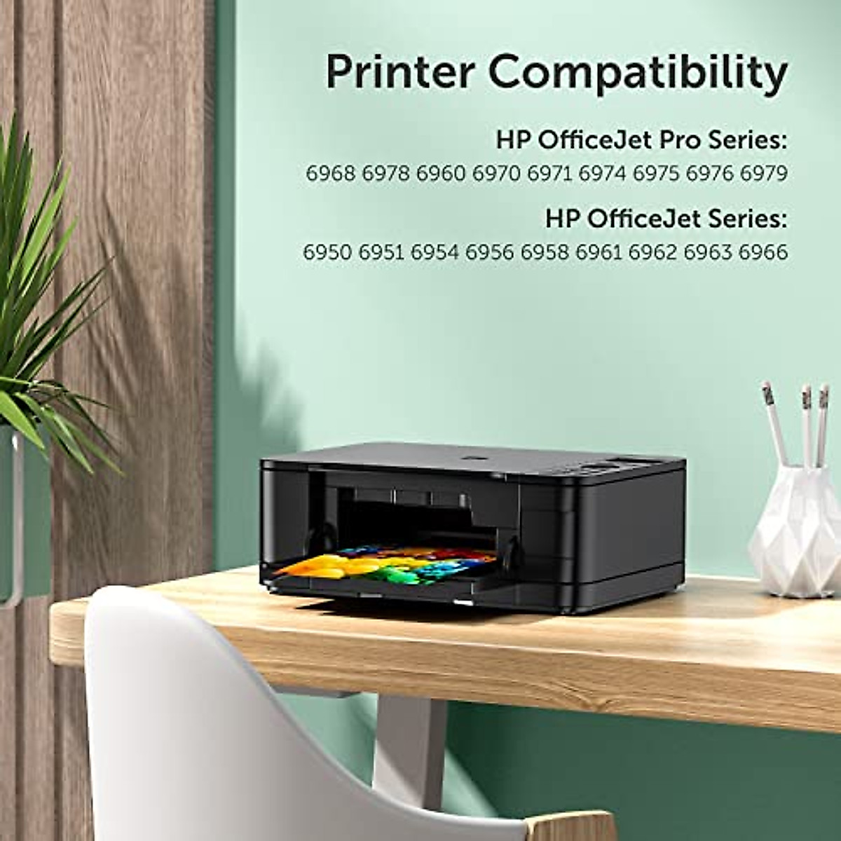 902XL Ink Cartridge Combo Pack Replacementfor HP 902 XL High Yield Compatible for HP Officejet Pro 6978 6968 6970 6960 6962 6958 6954 6950 6951 Printers (Black, Cyan, Magenta, Yellow, 4 Combo Pack)