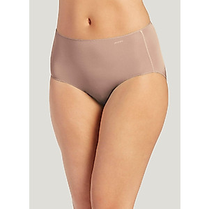 Jockey Women's Underwear No Panty Line Promise Tactel Hip Brief, Light, 7