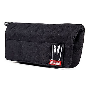 DIME BAGS Omerta Collector Carbon Filter Bag | Carbon-Lined Pouch with Activated Carbon Technology and Dual-Velcro Seal (12 Inch, Black)