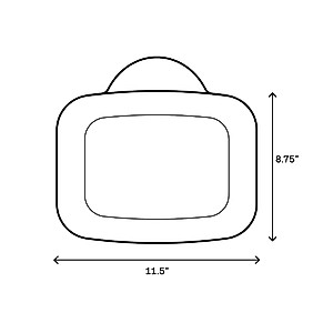 Corkcicle Crushproof Cooler Lunch Box, Reuseable Water Resistant Insulated, Perfect for Traveling with Wine, Beer, Ice Packs, and Lunches, Black Neoprene, Back to School