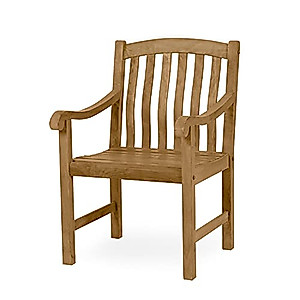 Cambridge Casual 120330-TW-XX-XX-XX Arie Dining Armchair, Natural Teak