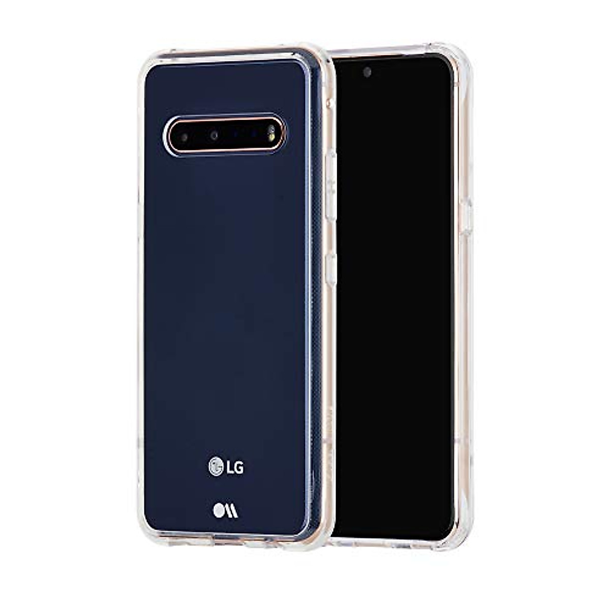 Case-Mate Tough Series LG V60 ThinQ Case - Clear - 10ft Drop Protection, Compatible with Wireless Charging - Anti Yellowing Lightweight Slim Cover Case for LG V60 ThinQ, Anti Scratch Technology