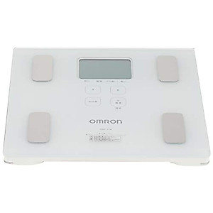 New! Omron Weight Scale Body Composition Meter Body Scan White HBF-214-W Japan