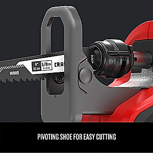 CRAFTSMAN V20 Cordless Reciprocating Saw Kit, 3,000 RPM, 14.5 inch, Battery and Charger Included (CMCS300M1)