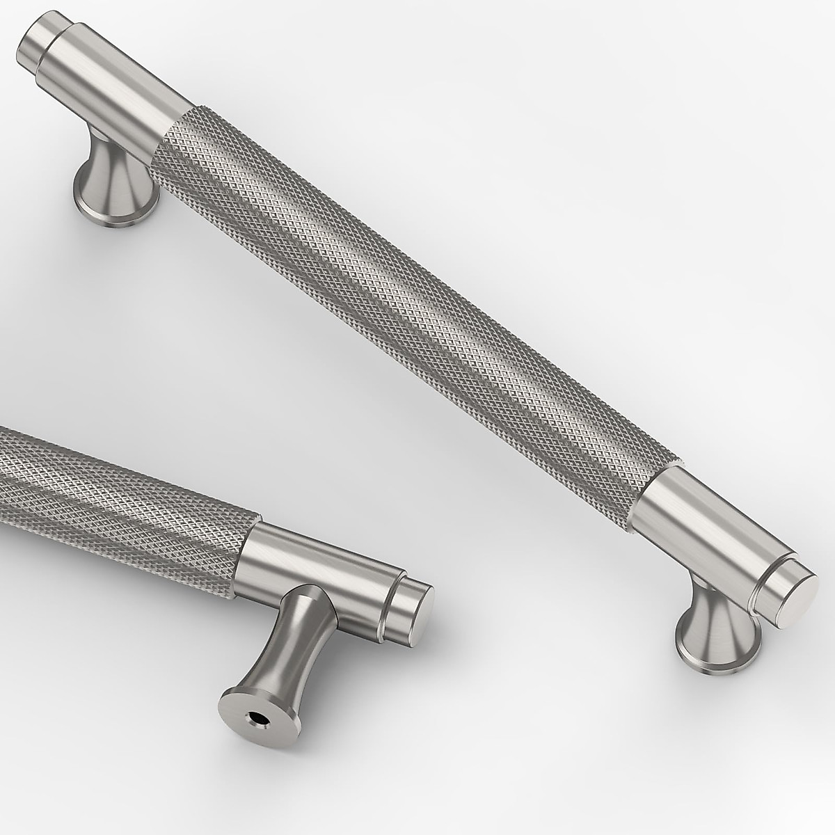 Asidrama 10 Pack 5 Inch(128mm) Brushed Satin Nickel Kitchen Cabinet Pulls, Cabinet Pulls Kitchen Cabinet Hardware for Cupboard Drawer Pulls