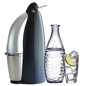 SodaStream Penguin Earth Friendly Glass Carafe Soda Maker