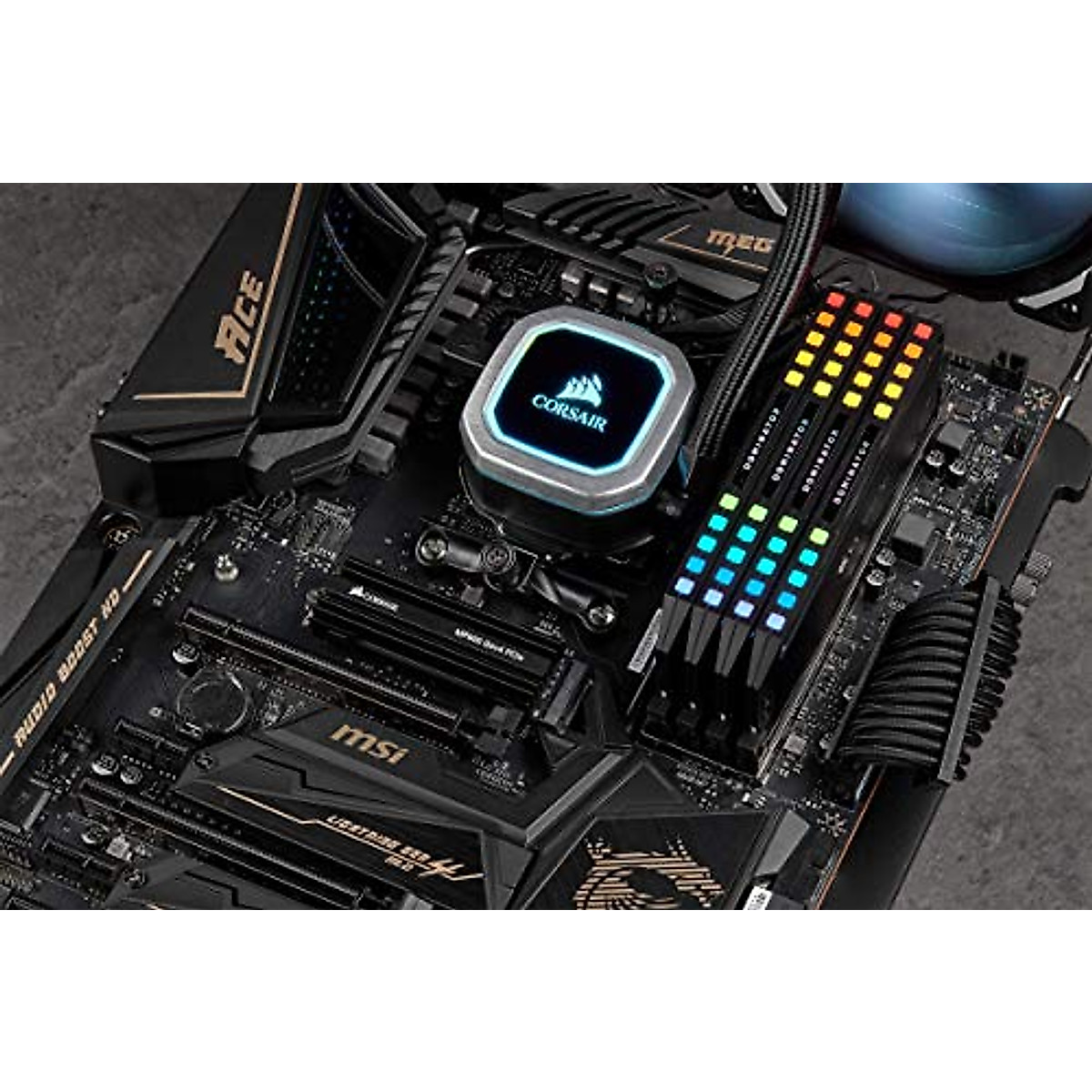 Corsair Force Series MP600 500GB Gen4 PCIe x4 NVMe M.2 SSD (Up to 4,950MB/s Sequential Read and 2,500MB/s Sequential Write Speeds, High-Density 3D TLC NAND, M.2 2280 Form Factor) Black