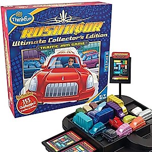 ThinkFun Rush Hour Ultimate Collector’s Edition – Escape Gridlock in Style for Ages 8 and Up