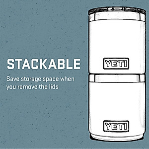 YETI Rambler 10 oz Stackable Lowball 2.0, Vacuum Insulated, Stainless Steel with MagSlider Lid, Charcoal