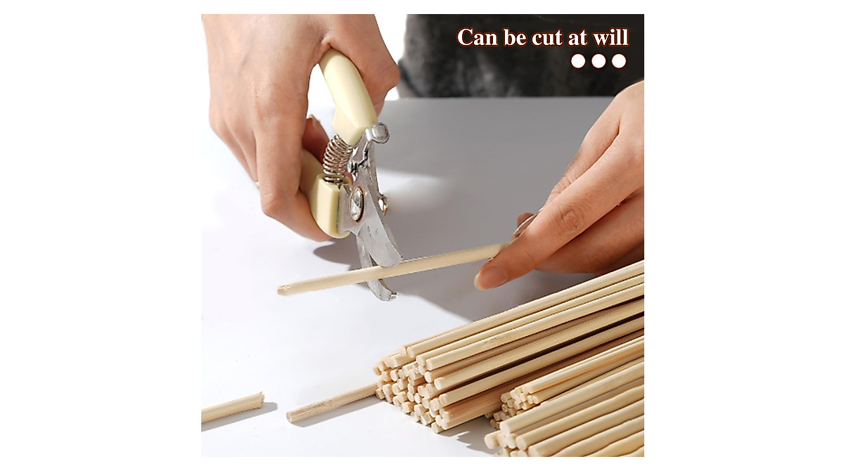 150 Pcs Wooden Dowel Rods 1/8 x 12 Inch for Crafts & DIY Projects