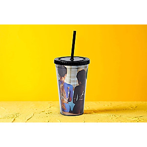 JUST FUNKY Pink Floyd OFFICIAL 1997 The Back Catalogue Poster PREMIUM Foil-Printed Tumbler Travel Cup, 16oz Pink Floyd Merchandise & Gifts