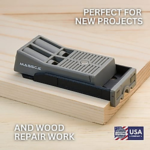 Massca Twin Pocket Hole Jig Kit – Adjustable & Easy to Use Joinery Pocket Screw Jig for Woodworking - Pocket Jig Tool with Drill Bit, Hex Key & Stop Collar – For DIY Carpentry Projects