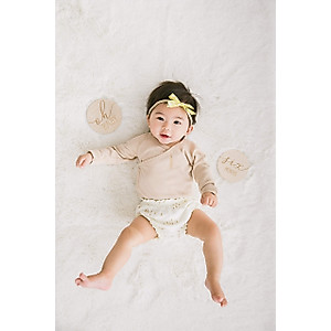 Pearhead Acrylic Monthly Milestone Photo Cards, Gender-Neutral Baby’s First Year Photo Prop Discs, Pregnancy Journey Milestone Markers, Sage Green