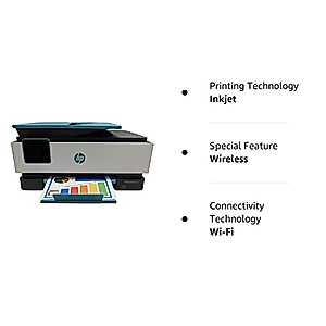 HP Officejet Pro 8028 All-in-One Printer, Scan, Copy, Fax, Wi-Fi and Cloud-Based Wireless Printing (3UC64A)