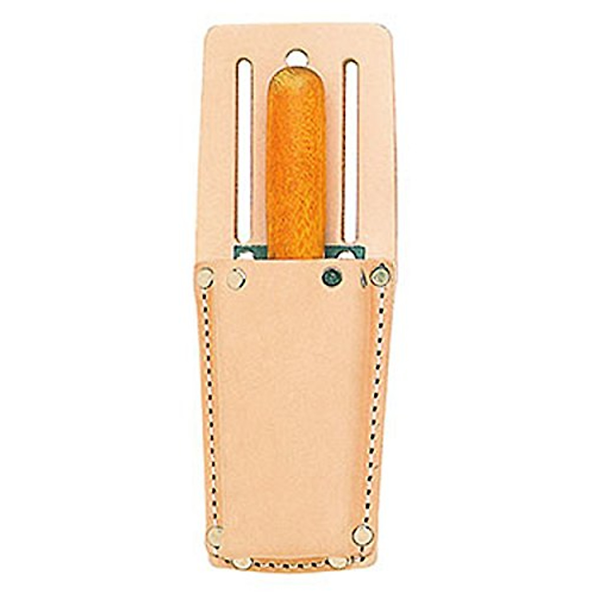 Custom Leathercraft67 Box-Shaped Utility Knife Sheath, Tan
